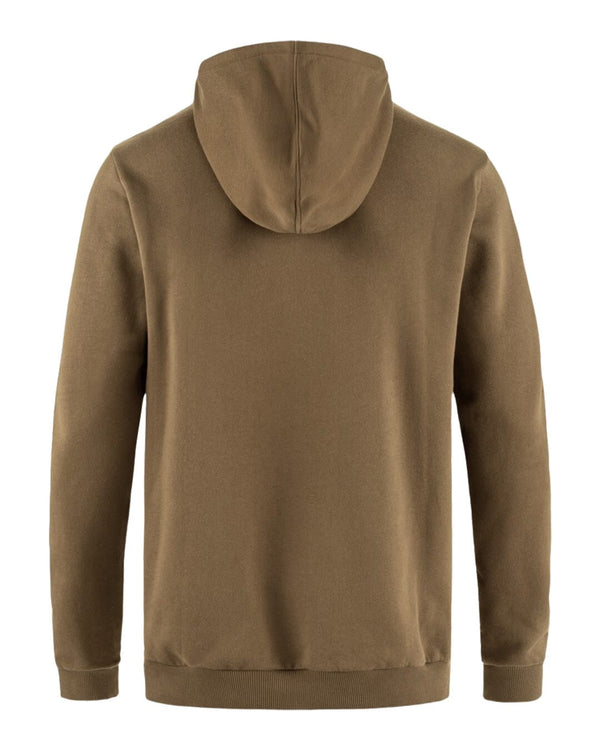 Fjallraven Brown Logo Hoodie | Bortex - Bortex Fine Tailoring