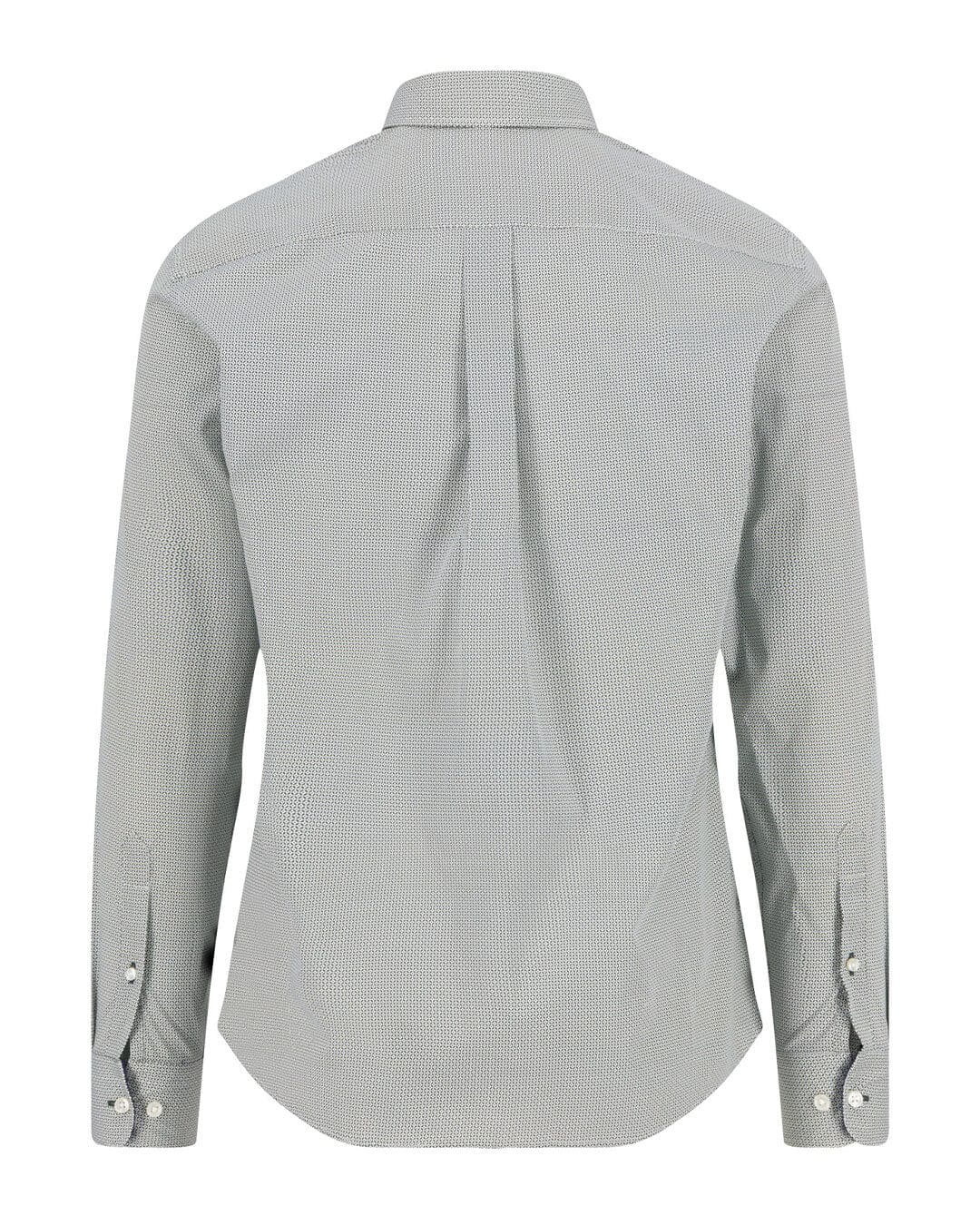 Fynch-Hatton Green Minimal Print Bd Ls Shirt | Bortex - Bortex Fine ...