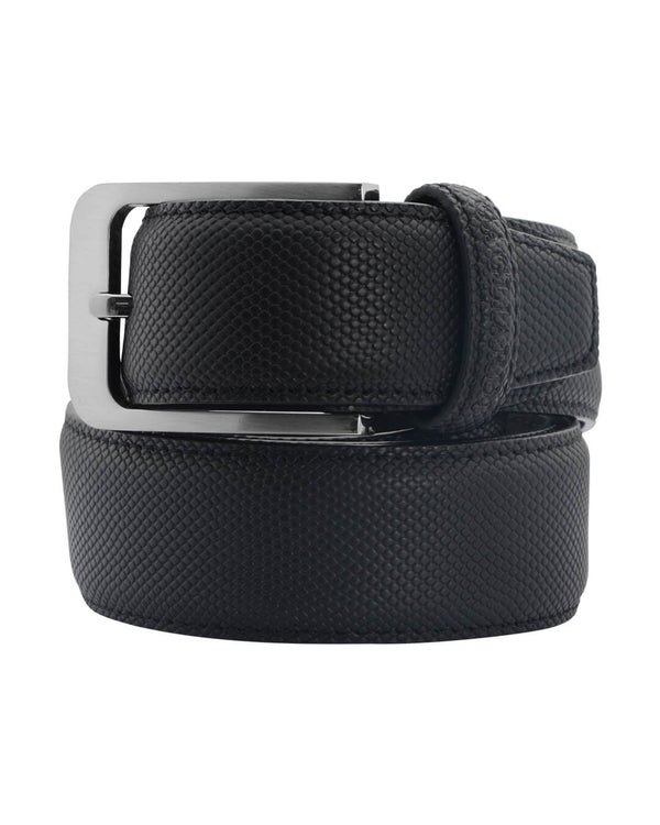 Gagliardi Belt Textured Black - Bortex Fine Tailoring