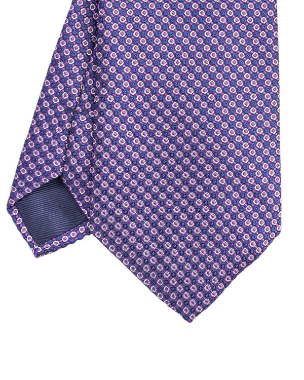 Gagliardi Pink Circles Italian Silk Tie - Bortex Fine Tailoring