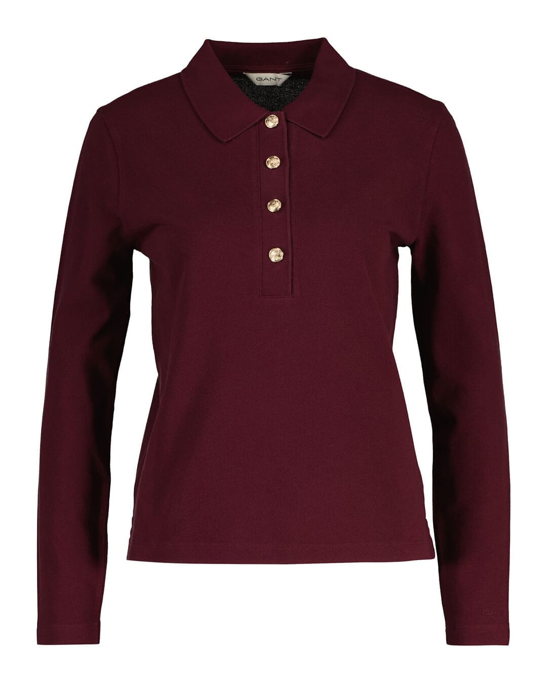 Gant Bur Reg Ls Pique Polo G656 Plum Wine - Bortex Fine Tailoring