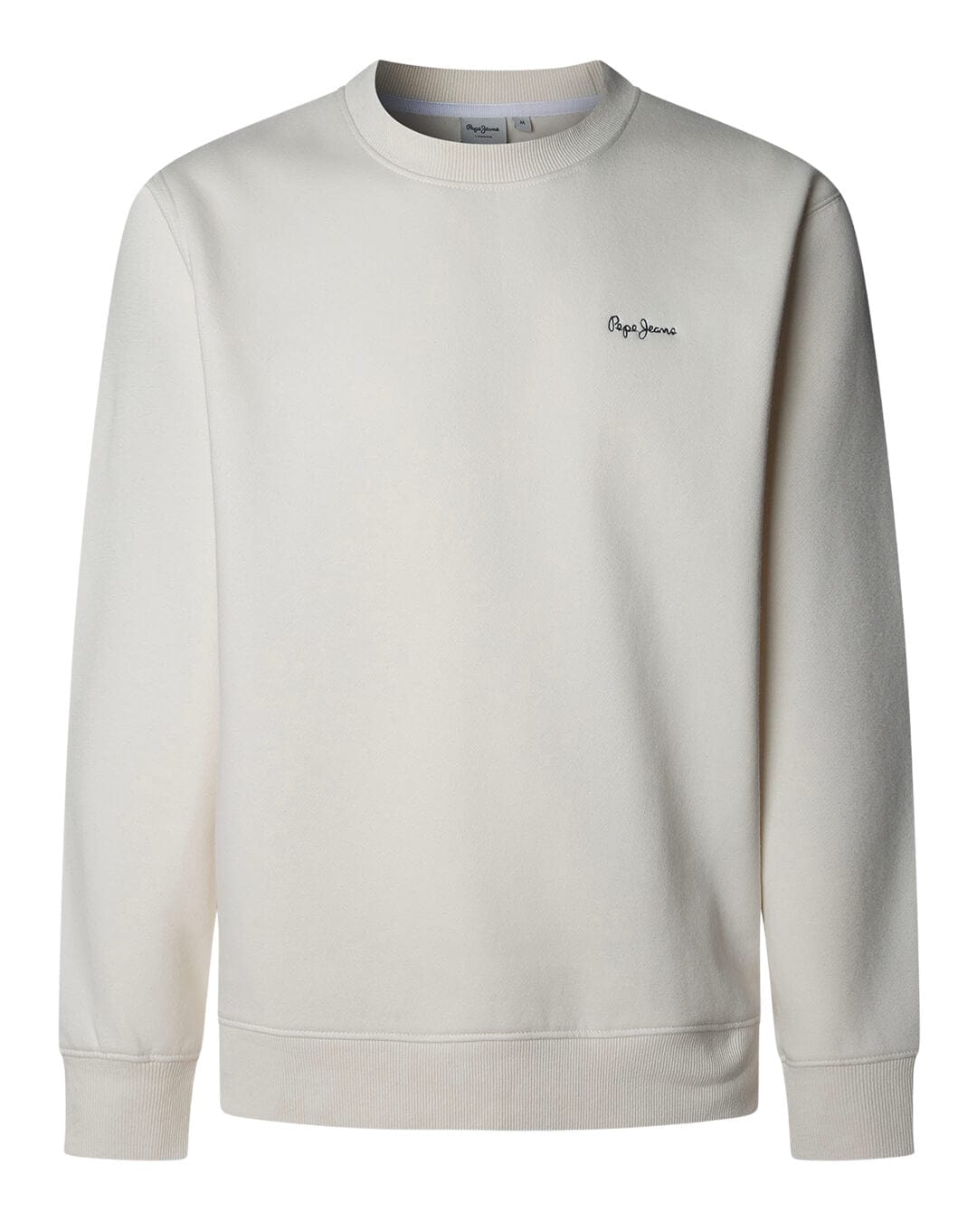 Pepe Jeans White Macbeth Crew Neck Jumper | Bortex - Bortex Fine Tailoring